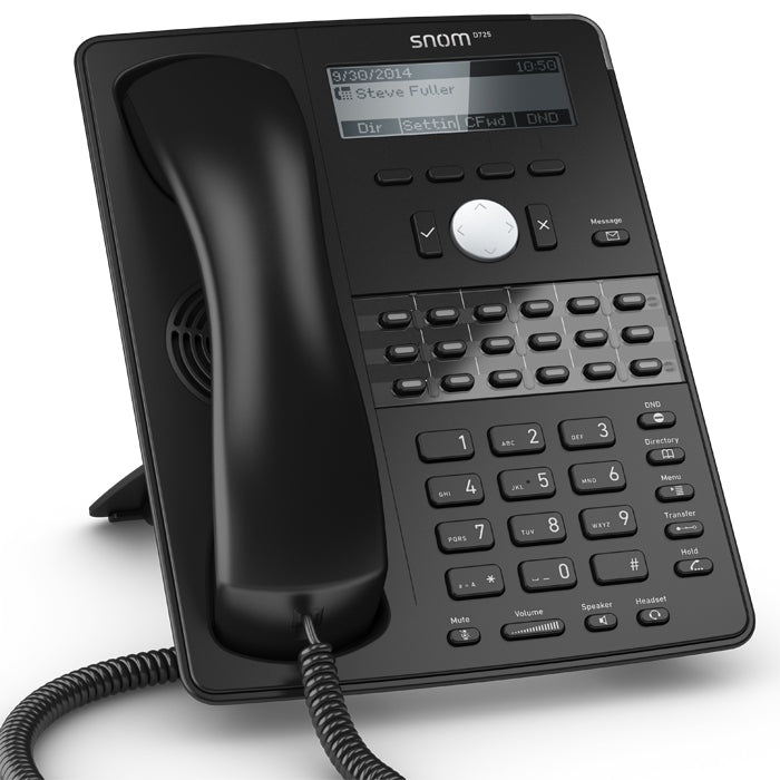 SNOM D725, Desk Telephone, Black